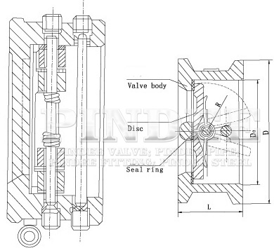Wafer Spring Swing Check Valve - Buy Stainless Steel Wafer Spring Swing ...
