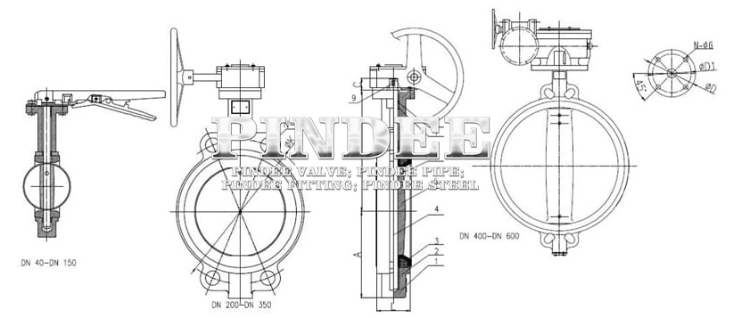 Wafer PTFE Seat Butterfly Valve - Buy Wafer PTFE seat butterfly valve ...