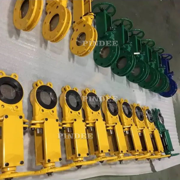 Ductile iron PN10 PN16 wafer Support Knife Gate Valve - Buy Ductile ...